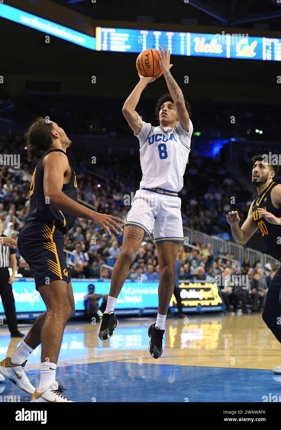 LOS ANGELES, CA - JANUARY 06: UCLA Bruins guard Ilane Fibleuil (8 ...