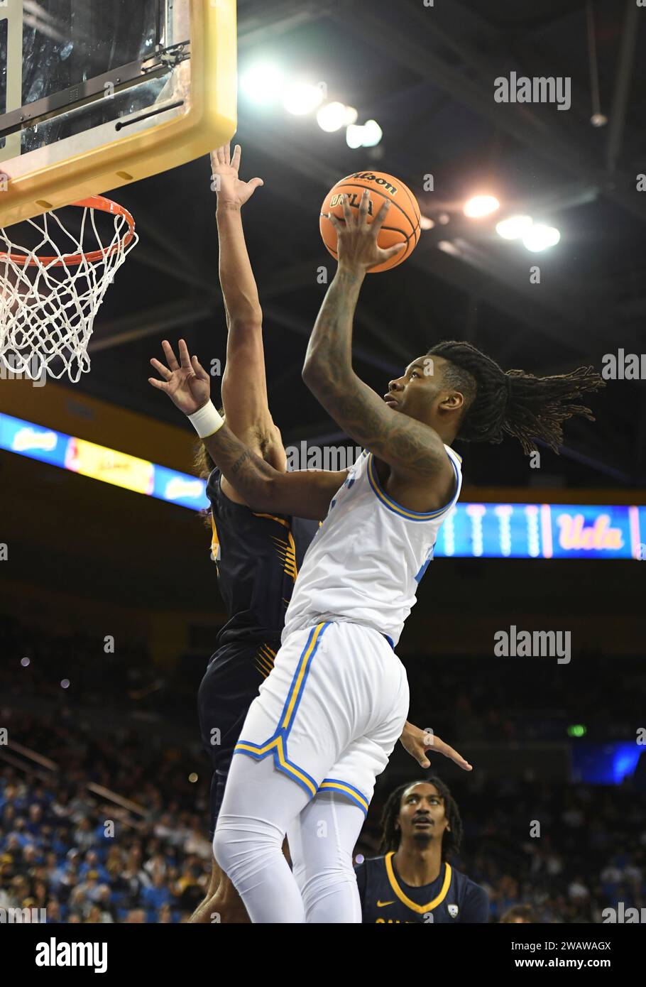 LOS ANGELES, CA - JANUARY 06: UCLA Bruins guard Sebastian Mack (12 ...