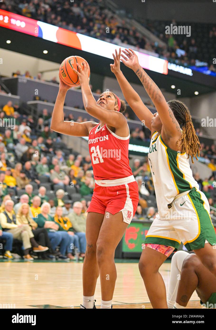 Waco, Texas, USA. 6th Jan, 2024. Houston Cougars forward Maliyah ...