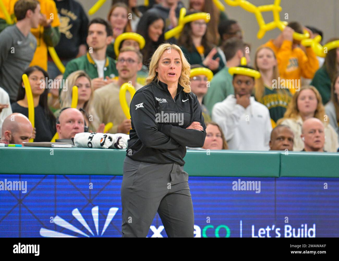 Waco, Texas, USA. 6th Jan, 2024. Baylor Lady Bears head coach NICKI ...