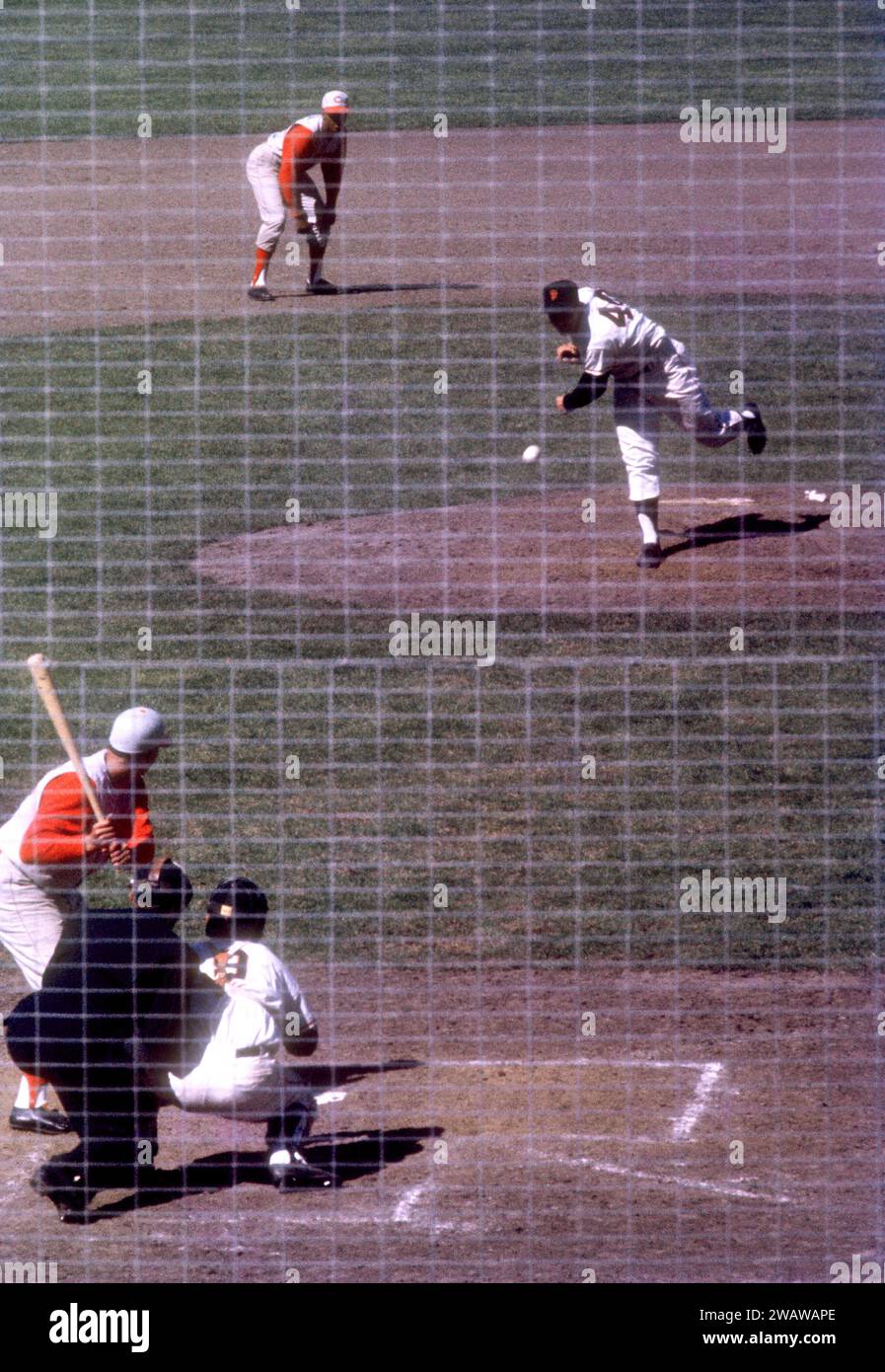 SAN FRANCISCO, CA - APRIL 20: Pitcher Mike McCormick #40 of the San ...