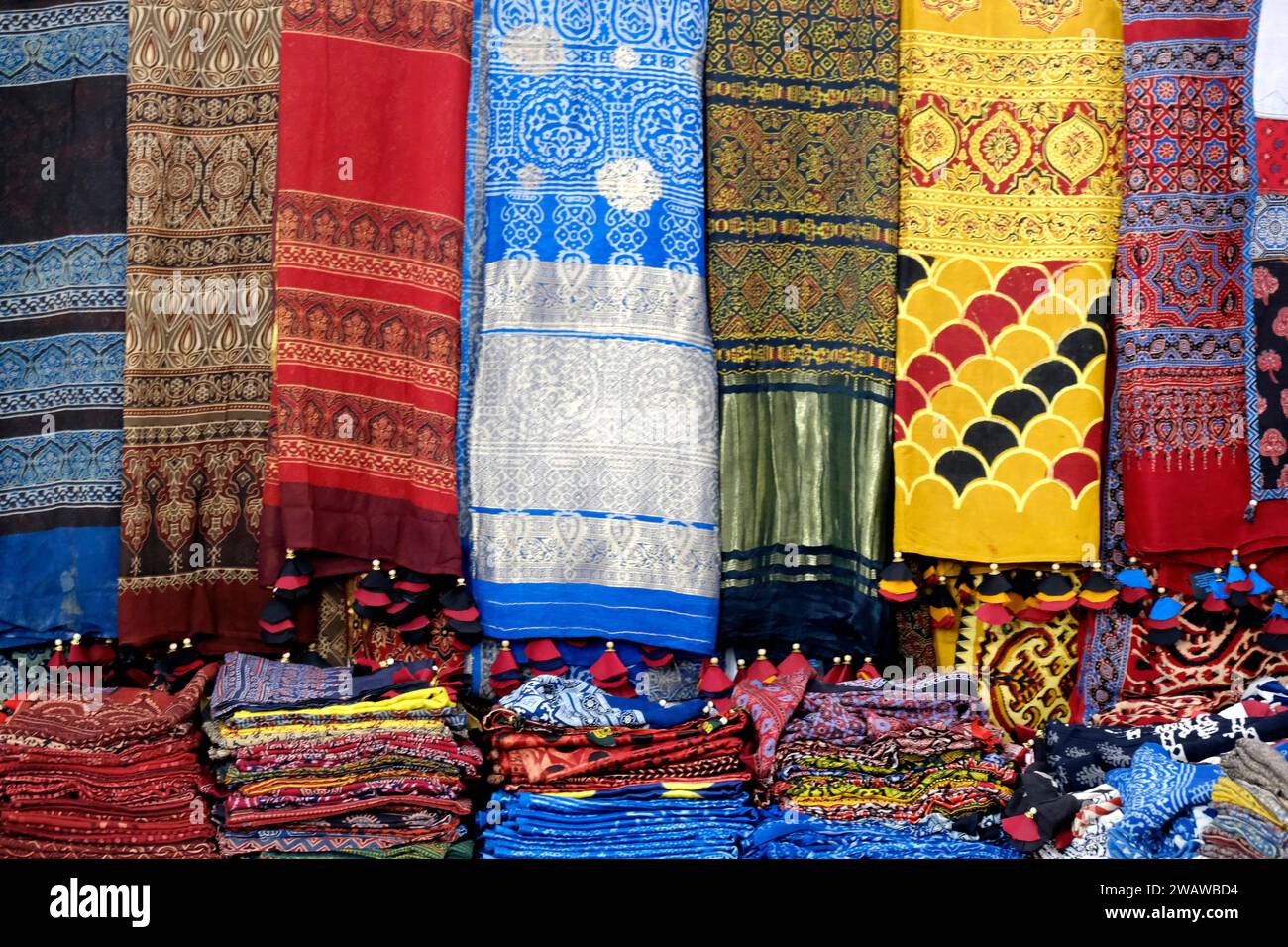 Handmade Indian silk sari , saree with golden details, woman wear on ...