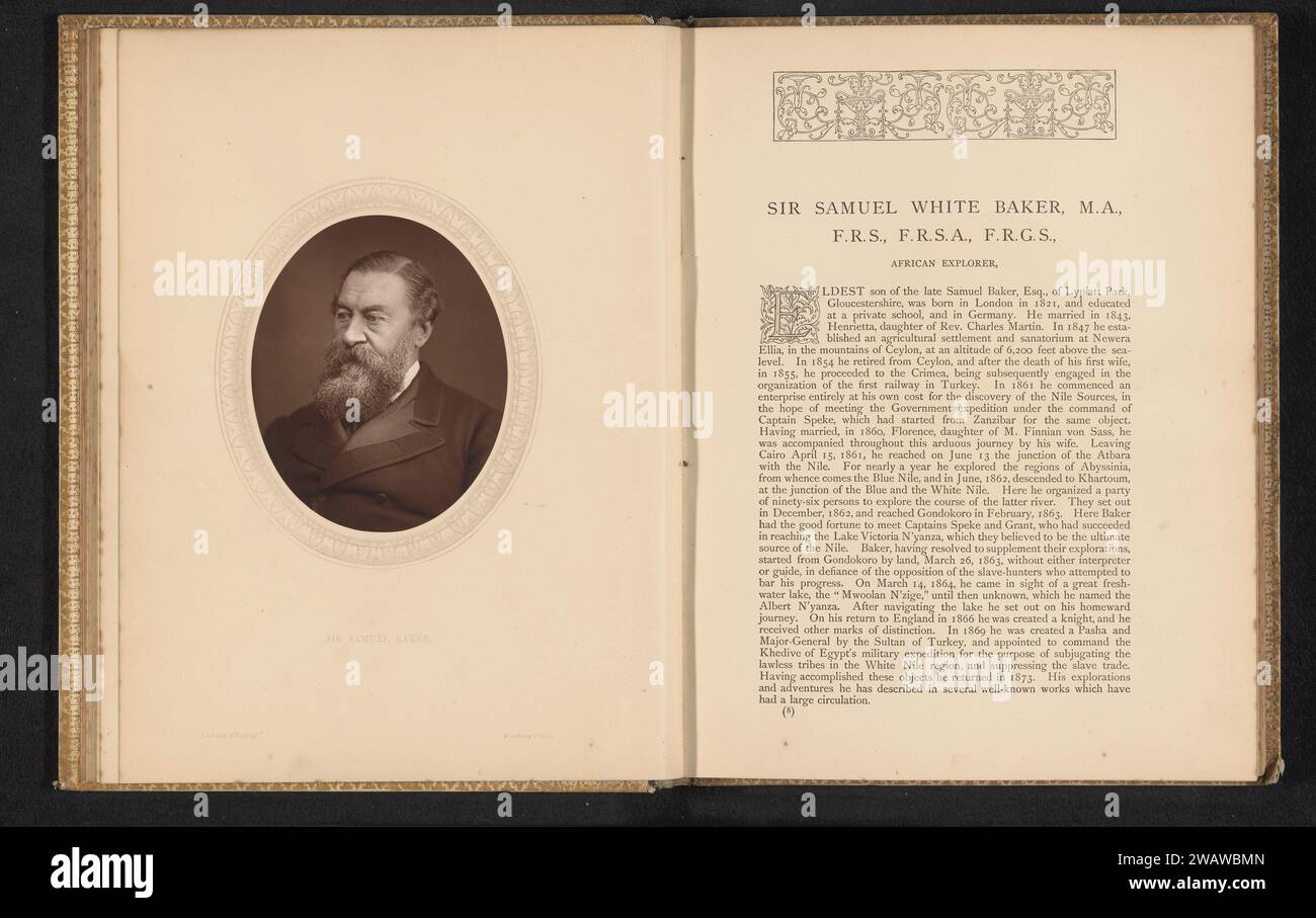 Sir Samuel Baker, Lock & Whitfield, c. 1875 - in or before 1880 ...