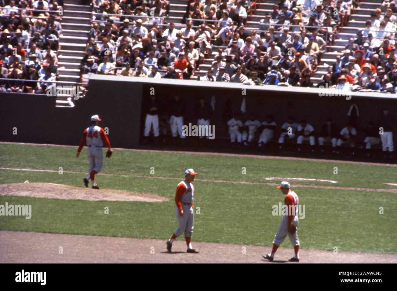 SAN FRANCISCO, CA - MAY 30: Third baseman Gene Freese #12 and shortstop ...