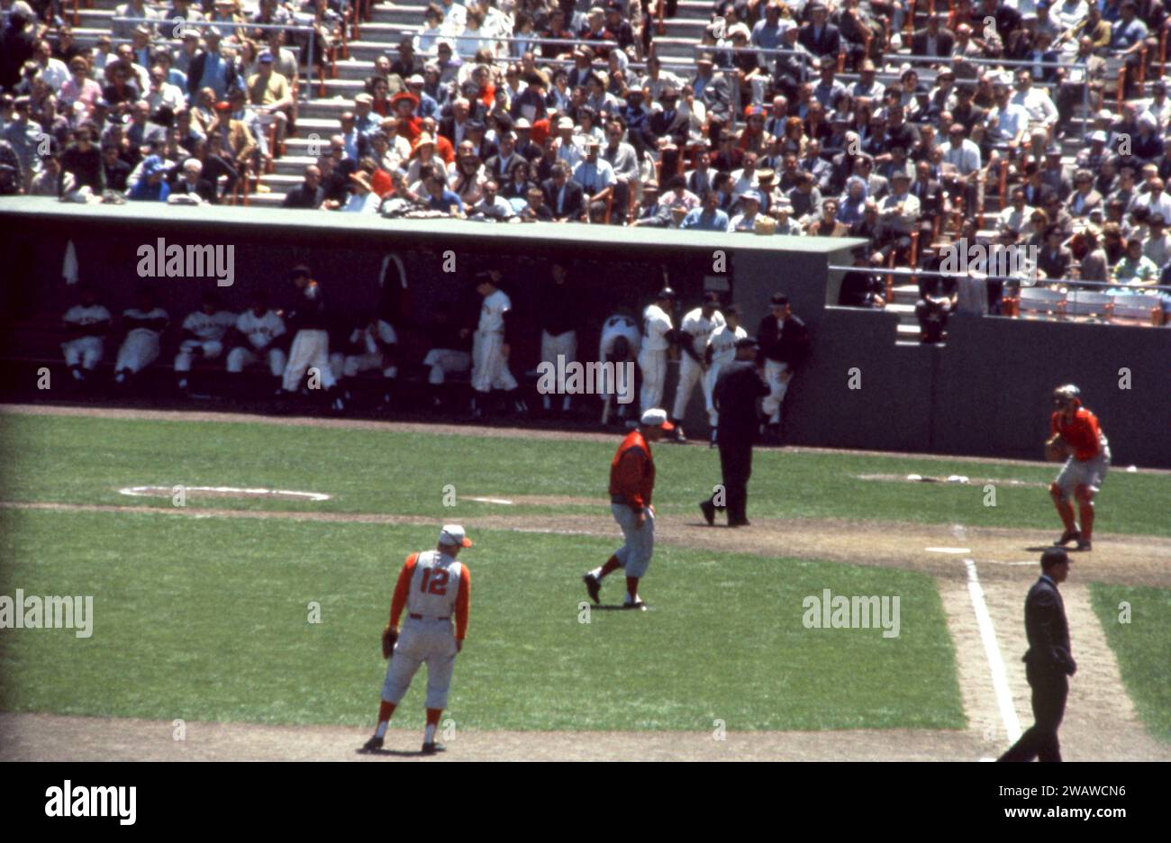 SAN FRANCISCO, CA - MAY 30: Manager Fred Hutchinson #1 of the ...
