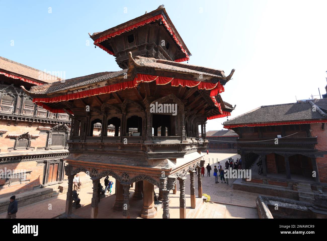Nritya Vatsala Temple in Bhaktapur durbar square. Bhaktapur historical ...