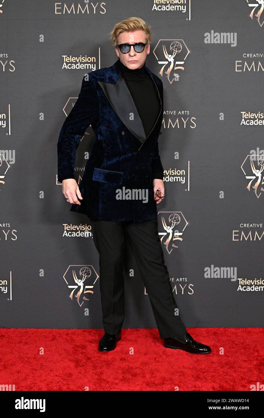 Rhys Darby in the press room during night one of the Television Academy ...
