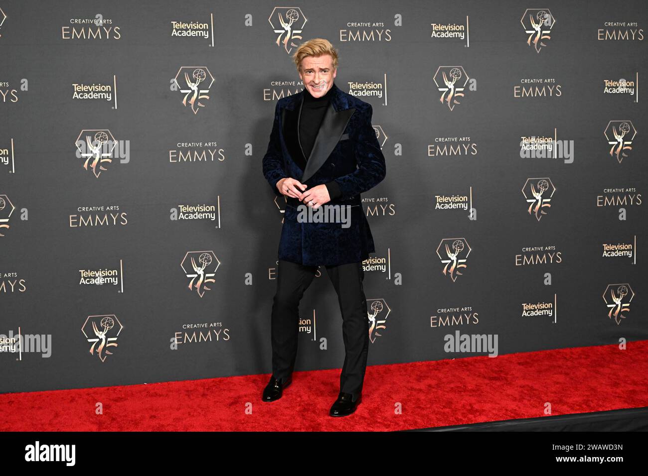 Rhys Darby in the press room during night one of the Television Academy ...