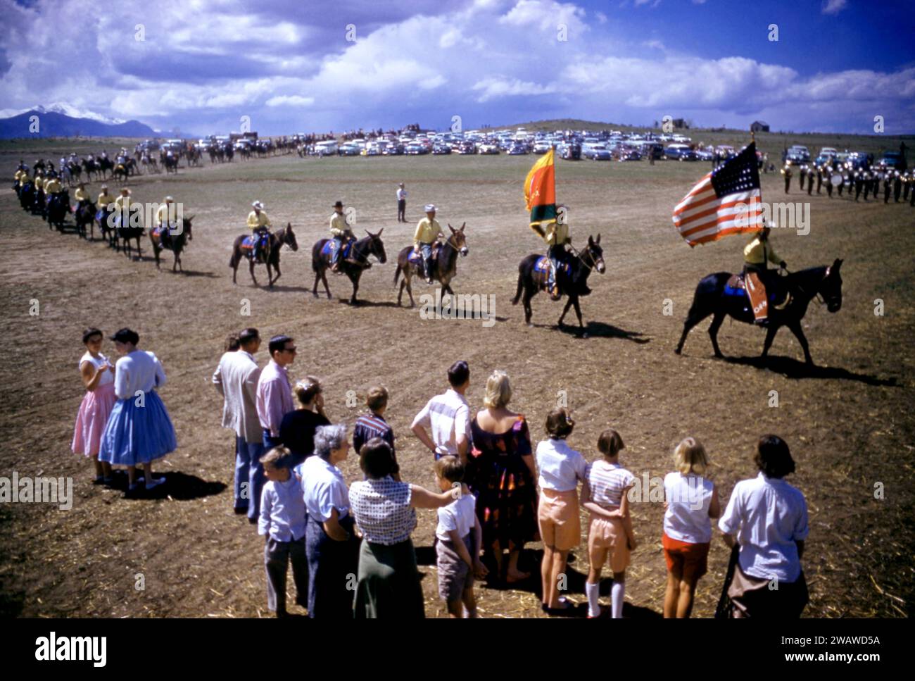 COLORADO SPRINGS, CO - MAY, 1954: General view of Gymkhana, which is an ...