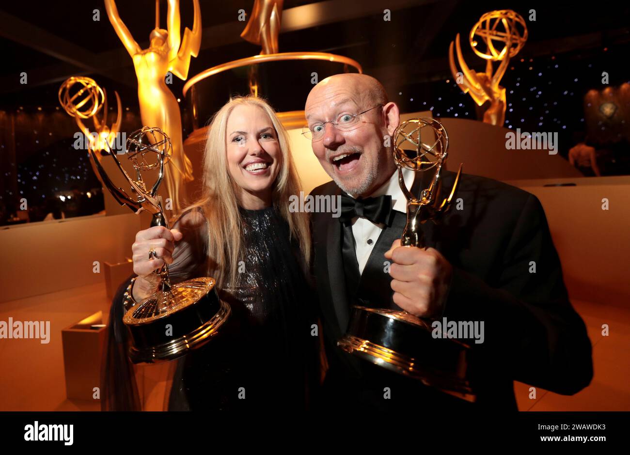 Denise Wingate and Derek Sullivan, Emmy Award winners for outstanding ...