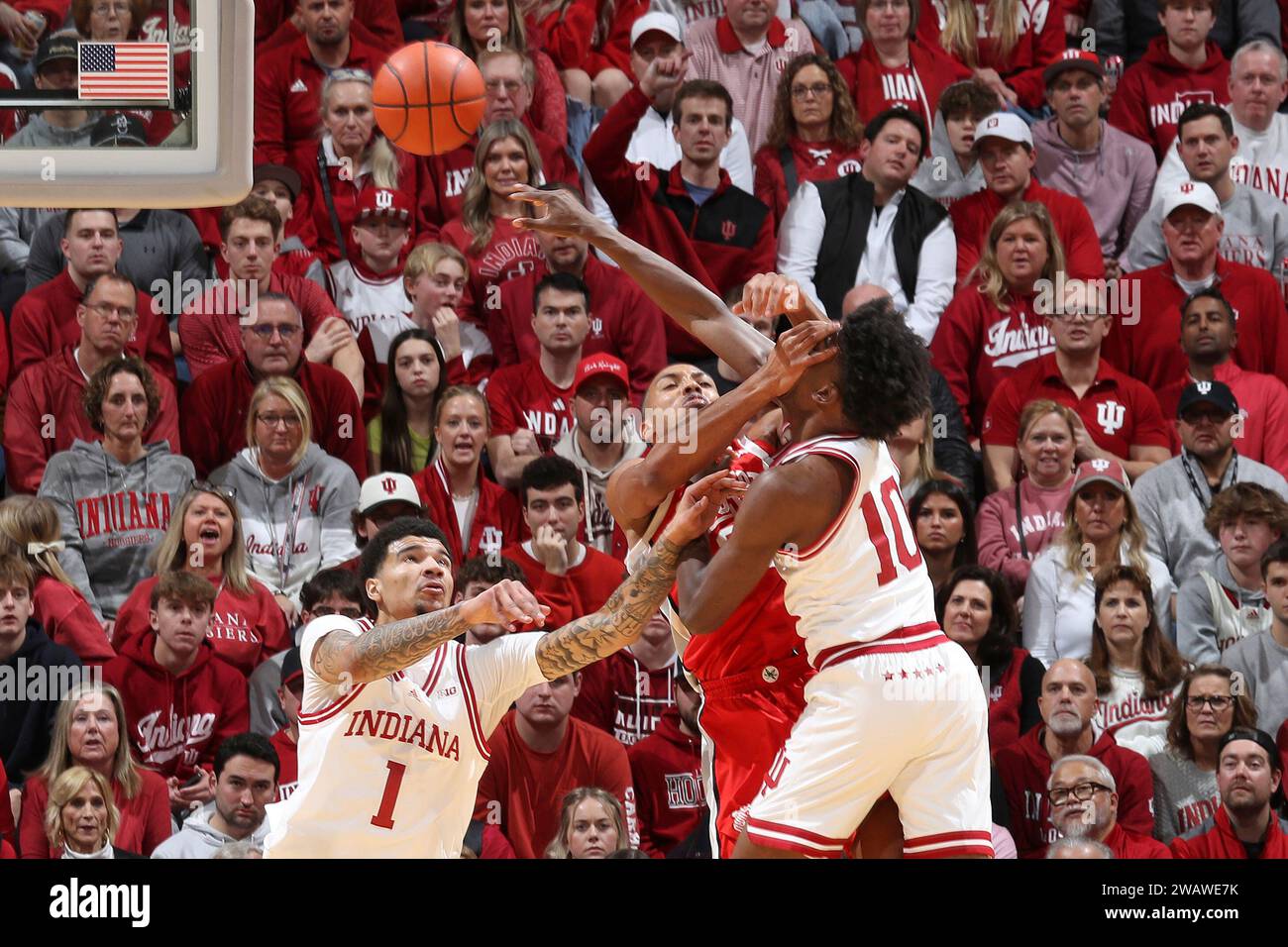 BLOOMINGTON, IN - JANUARY 06: Ohio State Buckeyes forward Zed Key (23 ...