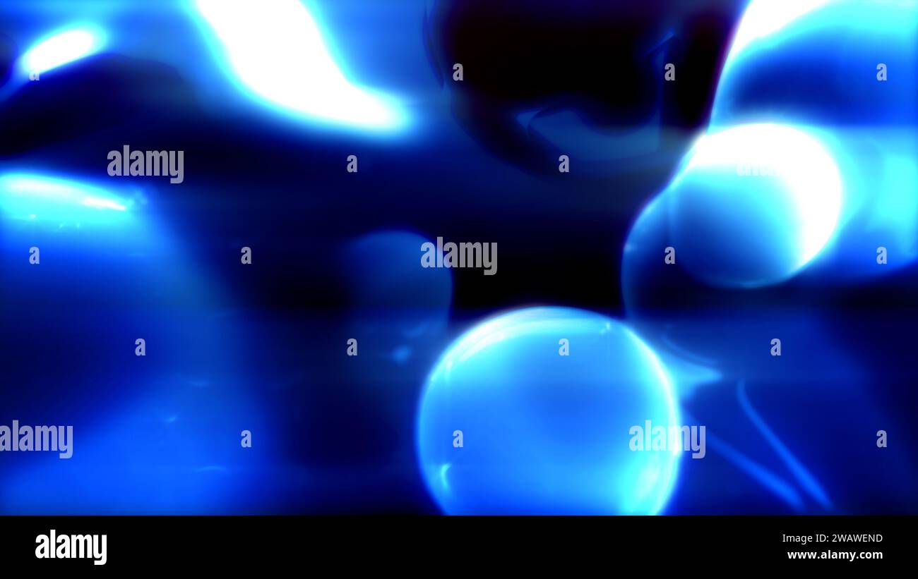 laser blue transparent crystalline balls with intensive shine ...