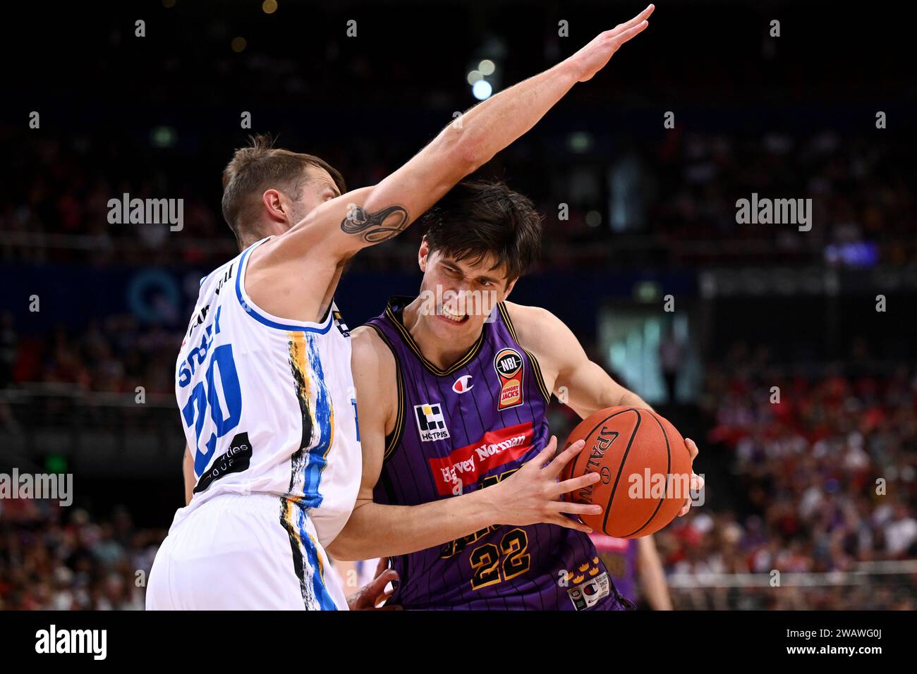 Sydney, Australia. 07th Jan, 2024. Alex Toohey of the Kings competes ...