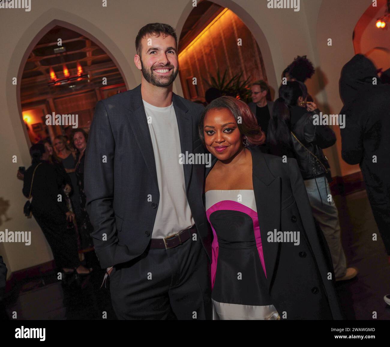 Los Angeles, United States. 07th Jan, 2023. Ronald Gladden and Quinta ...