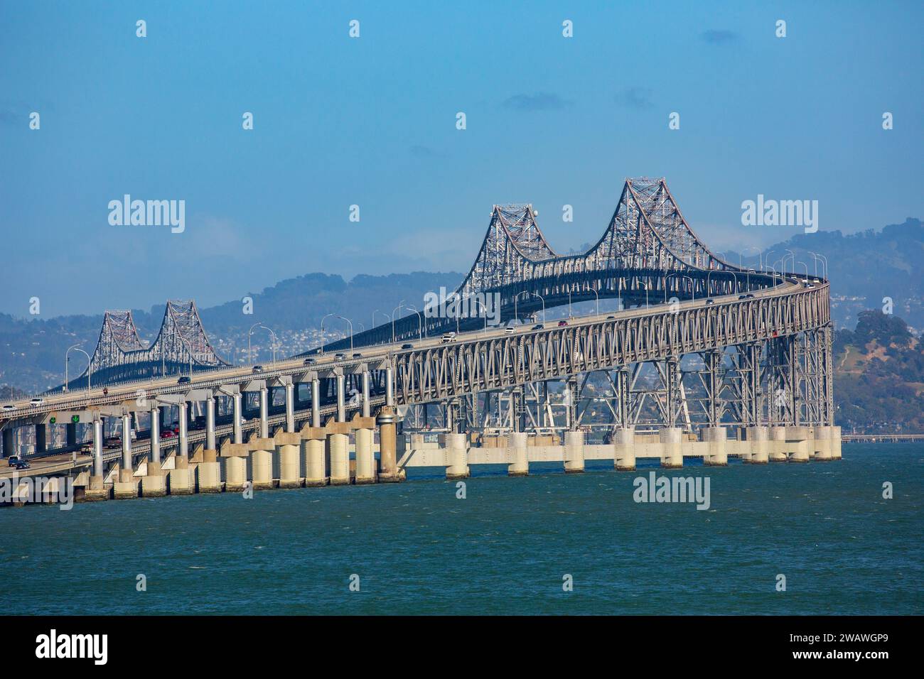 Richmond-San Rafael Bridge, San Francisco Bay Area, Bike Path Stock Photo - Alamy