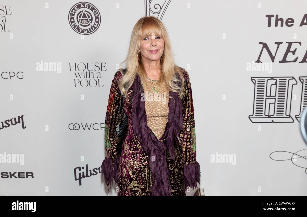 Los Angeles, USA. 06th Jan, 2024. Rosanna Arquette attends the arrivals ...