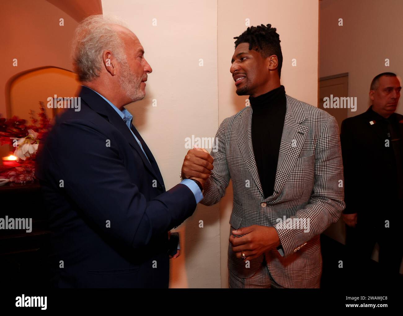 Los Angeles, United States. 06th Jan, 2024. Charles Finch and Jon ...