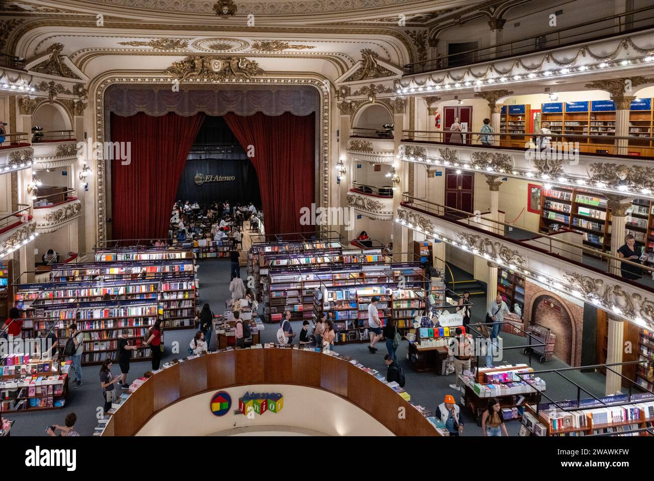 The most beautiful bookstore in the world hi-res stock photography and ...