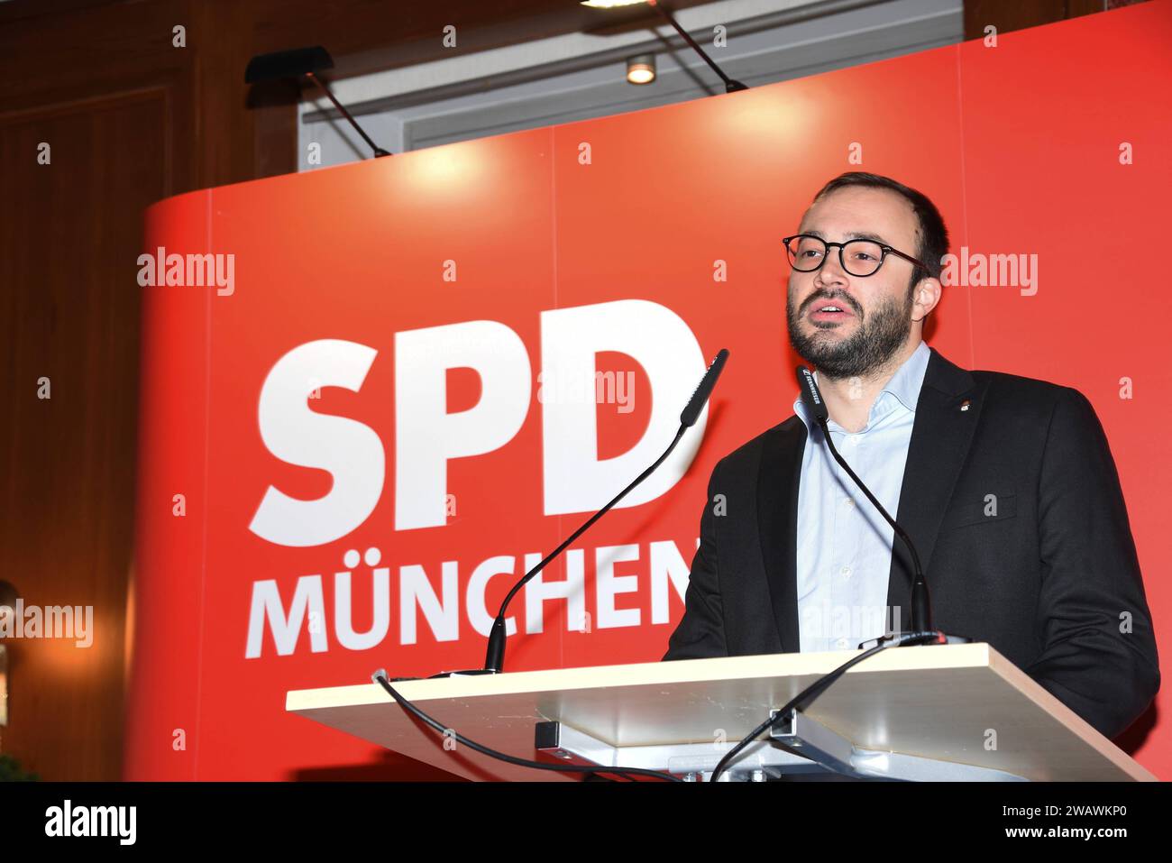 Christian Koening SPD Stadtrat Muenchen 06.01.2024 Hofbraeukeller SPD Dreikoenigstreff Muenchen ...