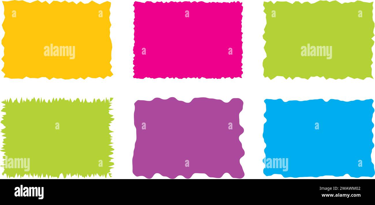 3d Coloring Effect On Jagged Rectangle | Coloring Pages