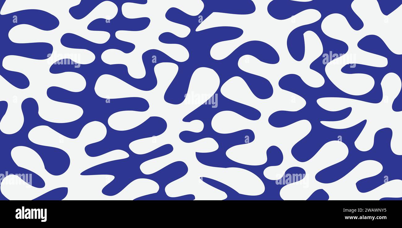 Modern wall art with organic irregular geometric shapes. Minimalistic ...