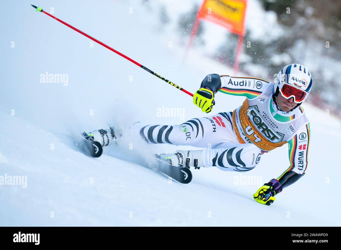 Alta Badia, Italy 17 December 2023. GRAMMEL Anton (GER) competing in ...