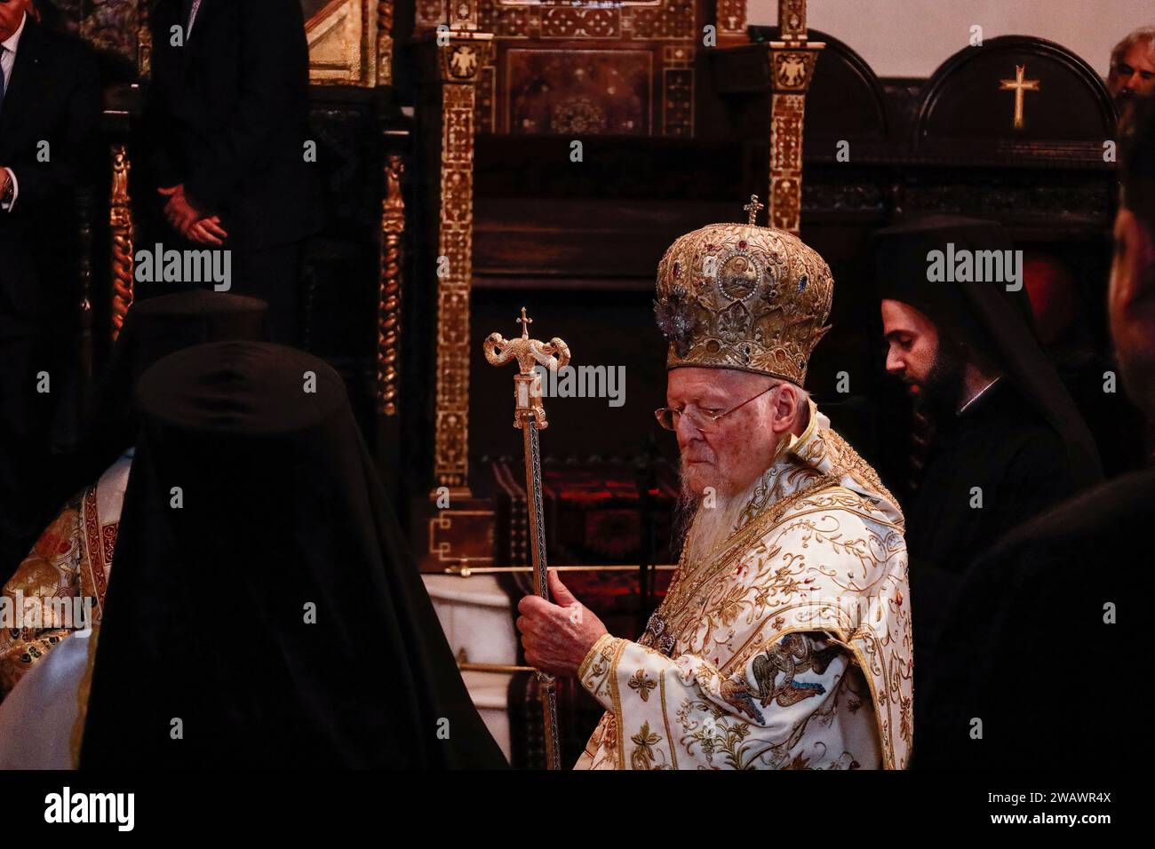 Istanbul, Turkey. 06th Jan, 2024. Greek Orthodox Ecumenical Patriarch ...