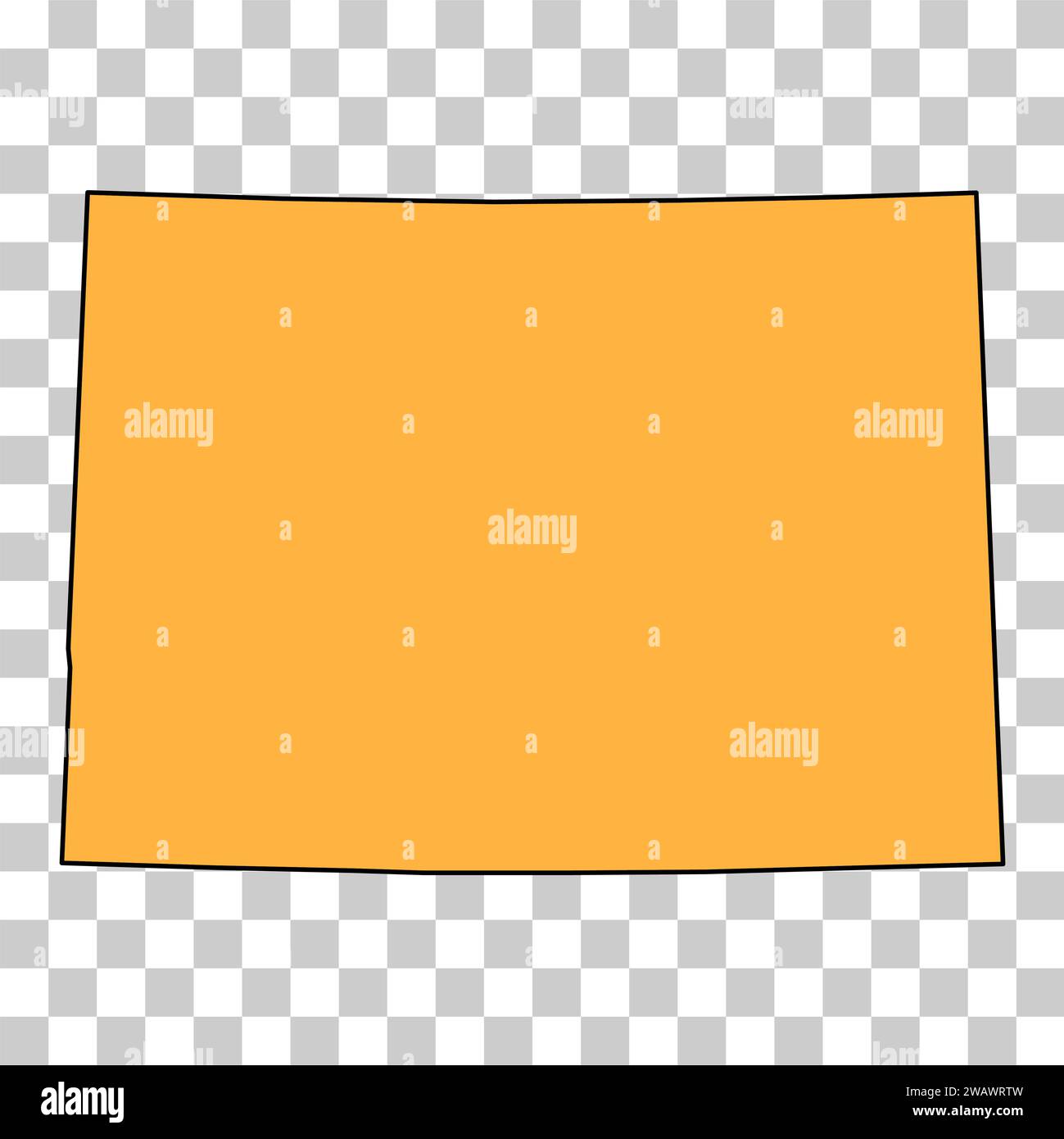 Colorado map shape, united states of america. Flat concept icon symbol ...