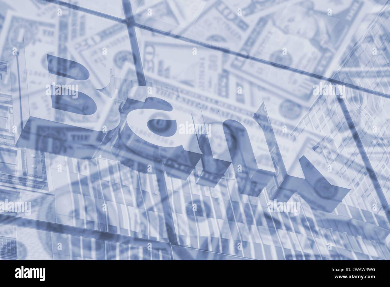 Bank building us dollar bill hi-res stock photography and images - Alamy
