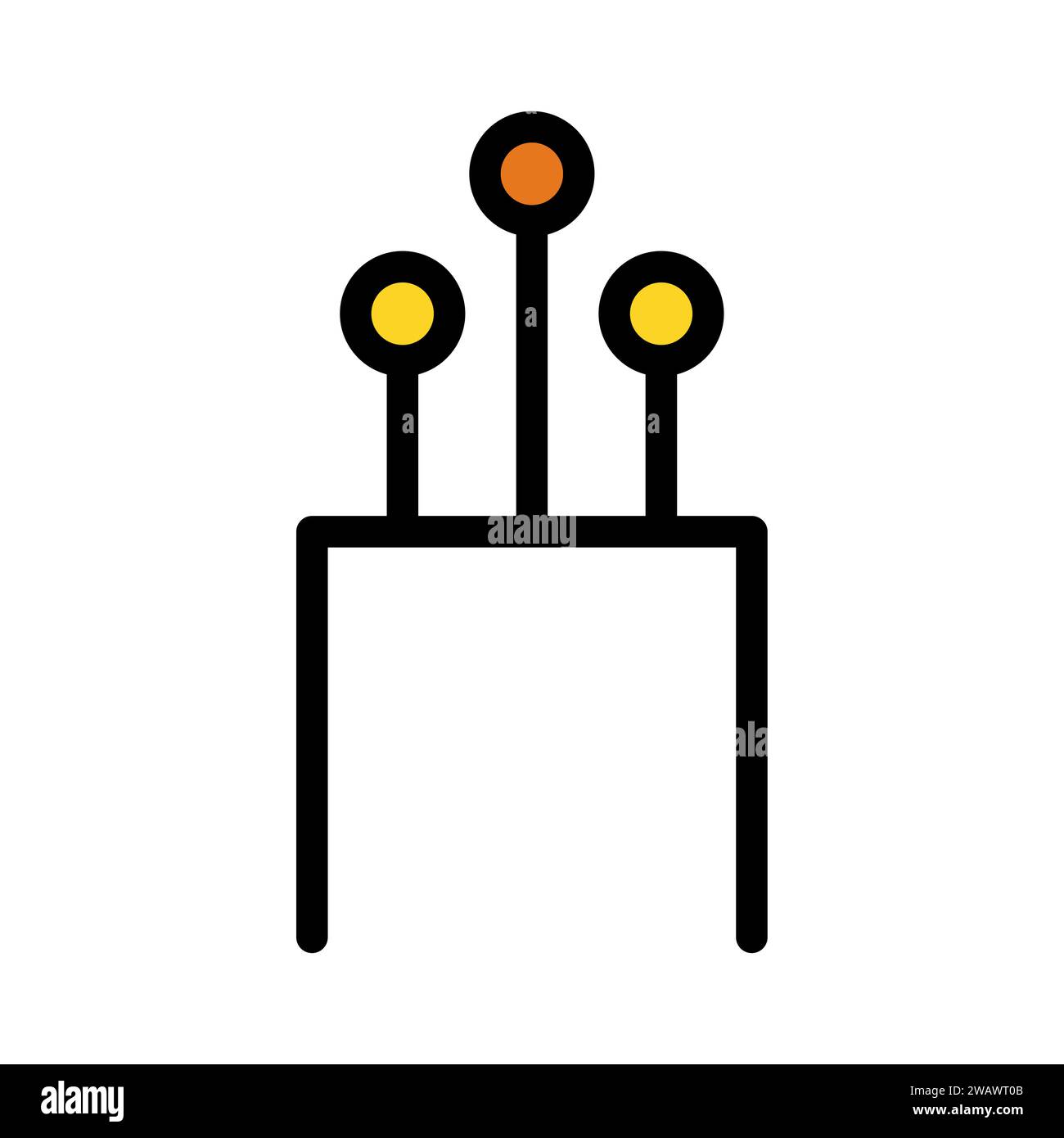 Optical cable icon, technology information wire web network, digital ...