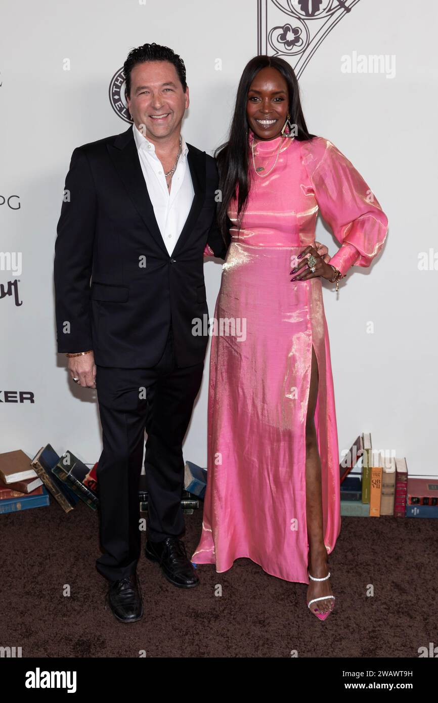 Los Angeles, USA. 06th Jan, 2024. David Grieco and Nyakio Grieco attend ...