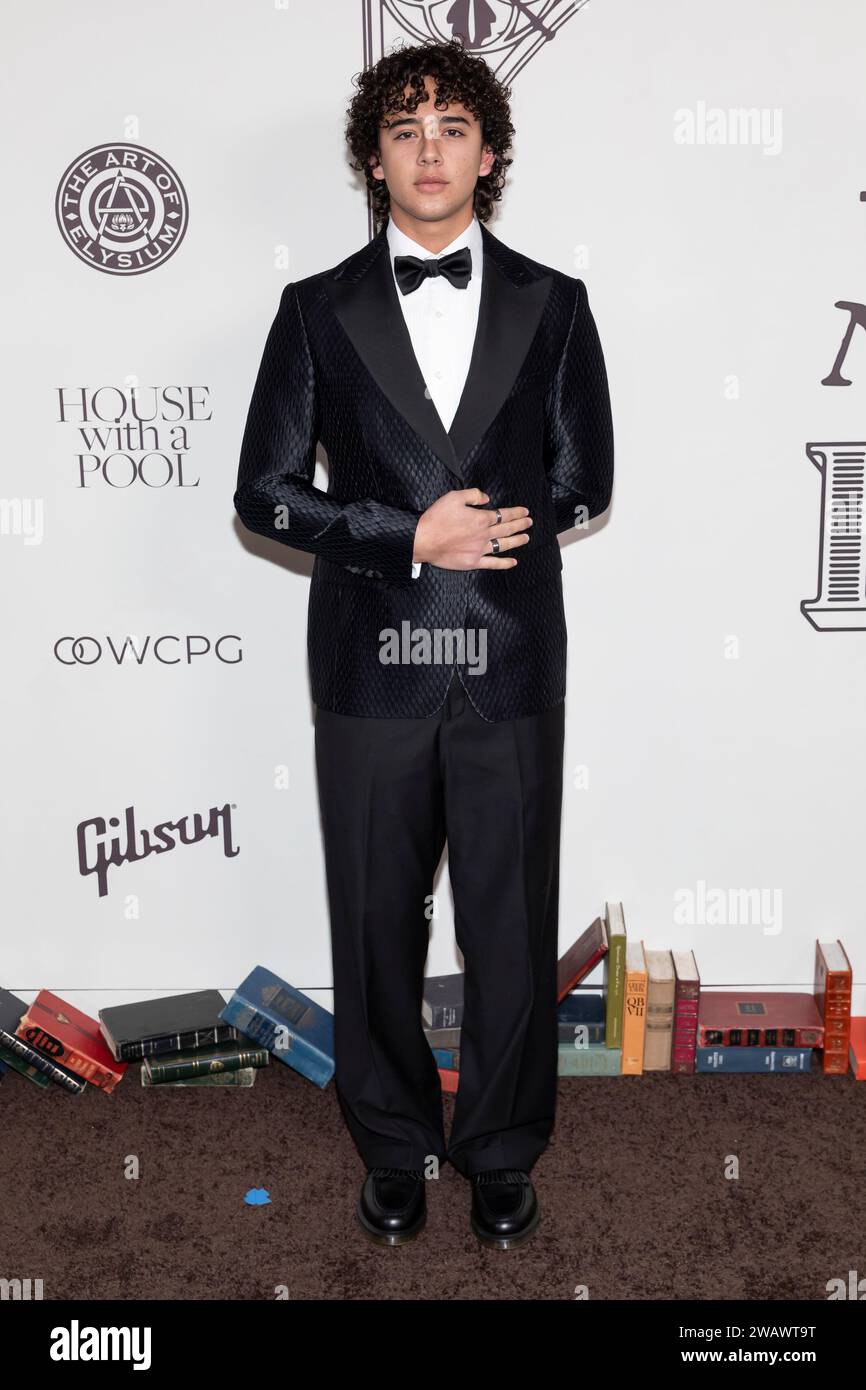 Los Angeles, USA. 06th Jan, 2024. Kingston Rumi attends the arrivals of ...