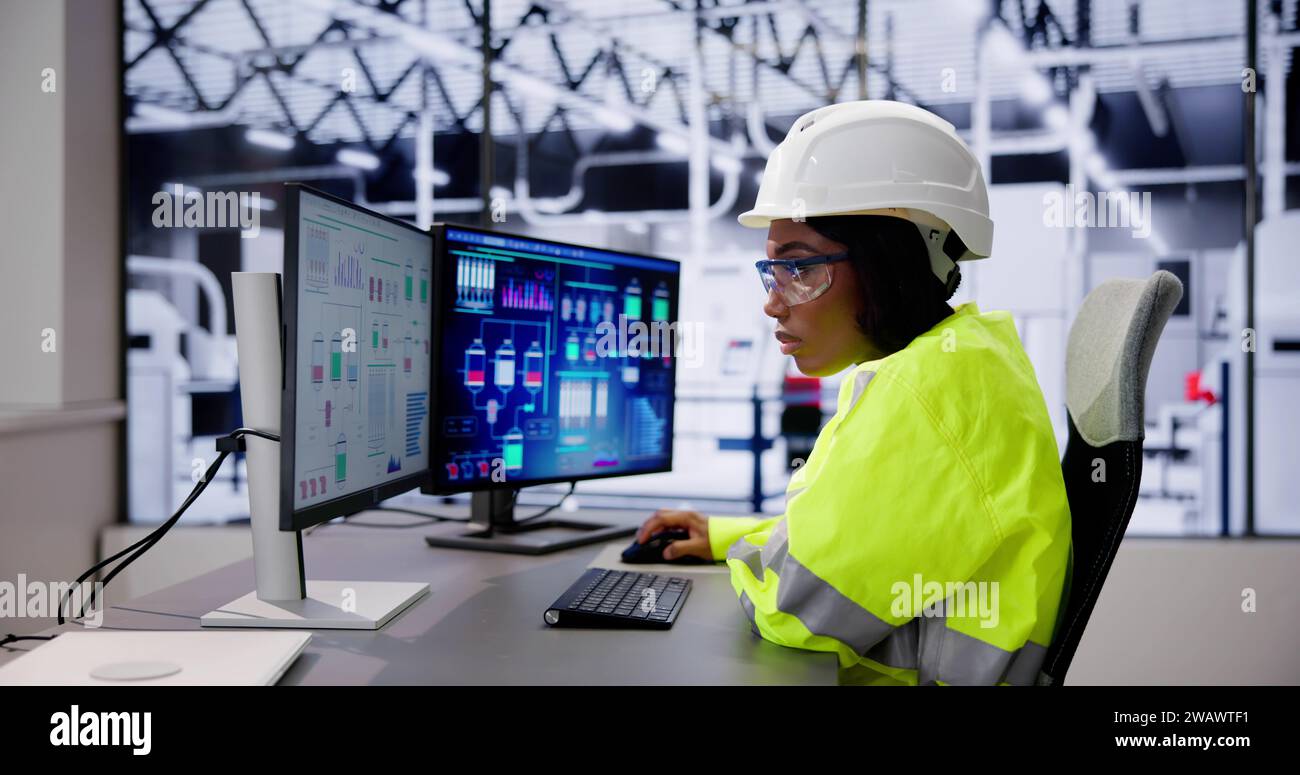 African Female Computer Designer: A Woman Empowering Technology Stock ...