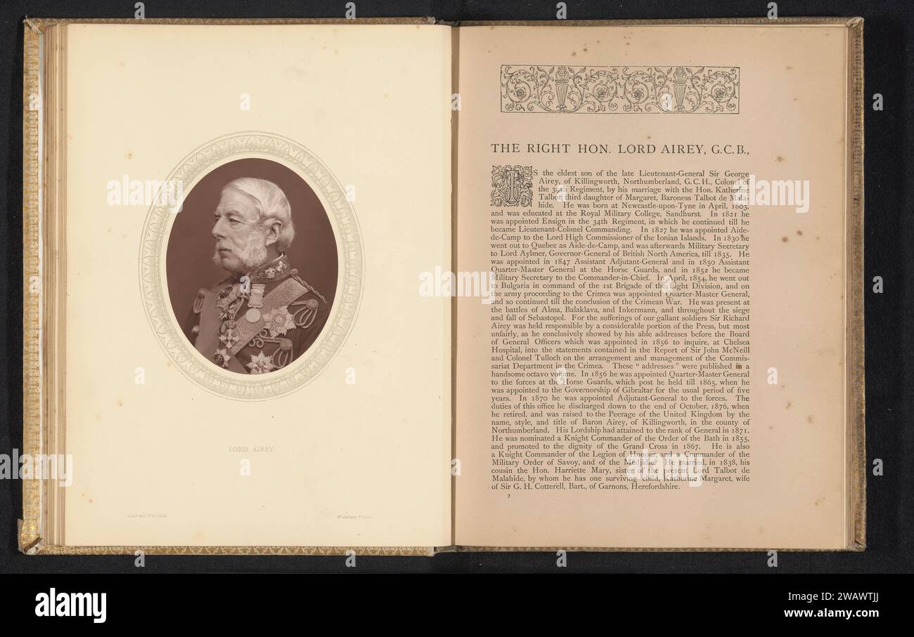 Lord Airey, Lock & Whitfield, c. 1873 - in or before 1878 ...
