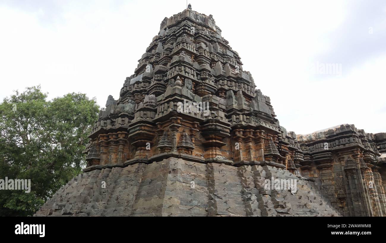 Beautiful Carving Shikhara of Ancient Shre Galaganatha Swamy Temple ...