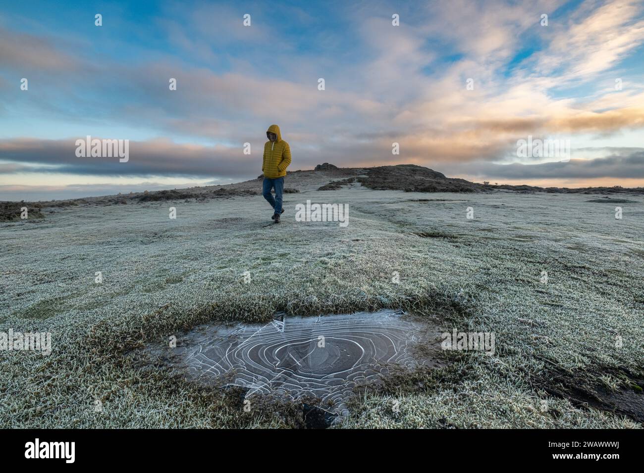 Haytor Vale, Dartmoor, Devon, UK. 7th January 2024. UK Weather. It was ...