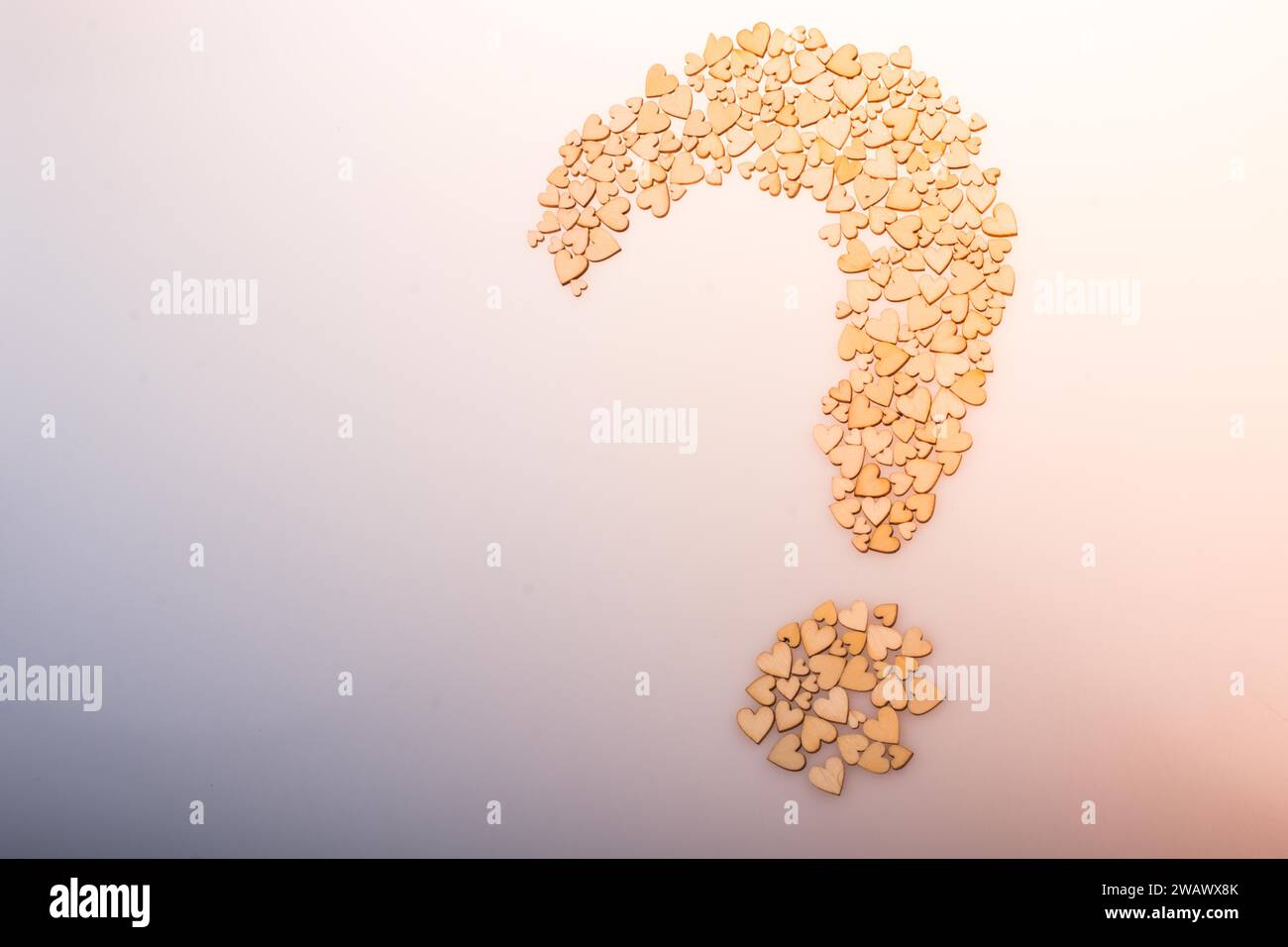 Heart question mark hi-res stock photography and images - Alamy
