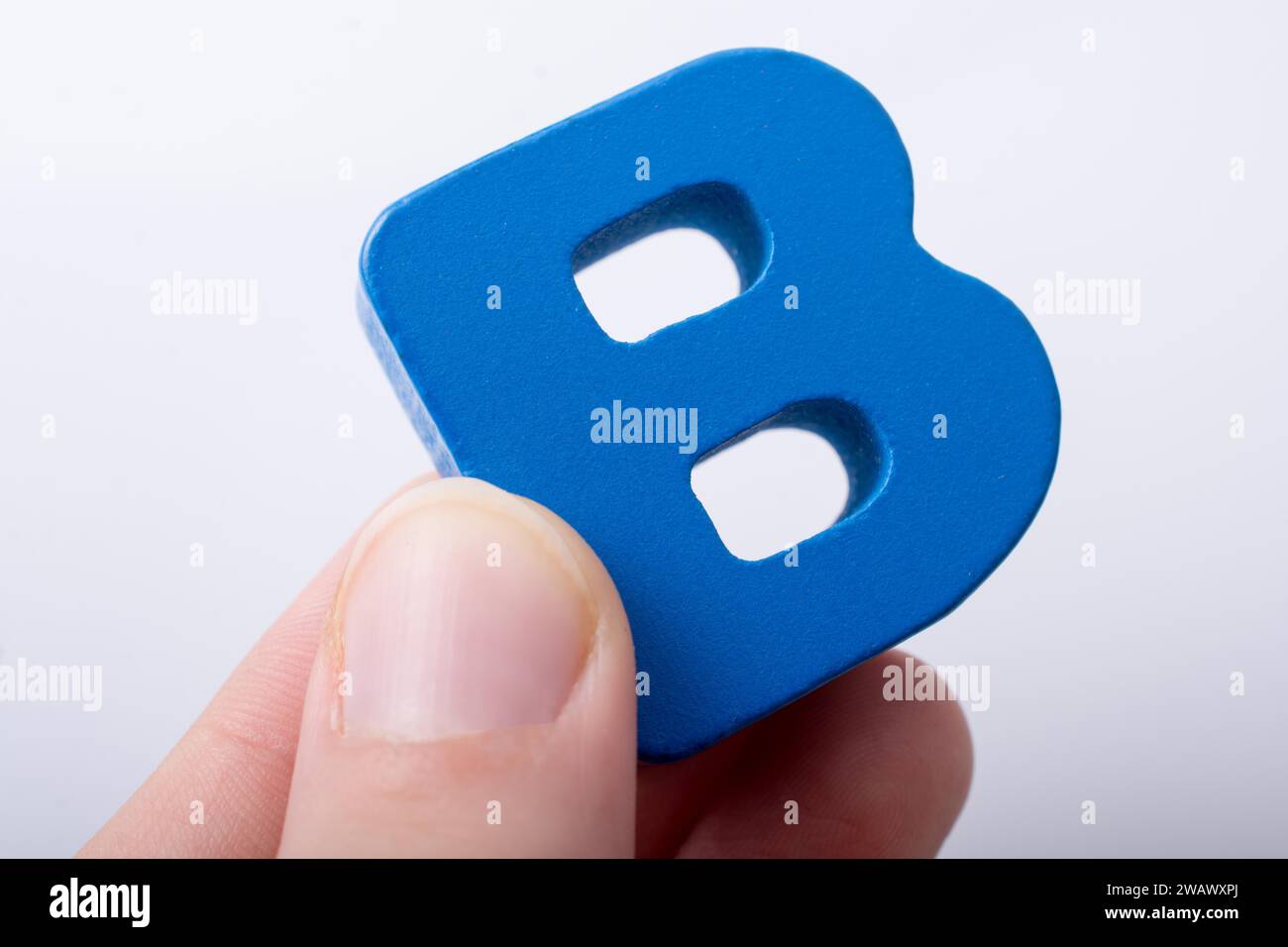 Letter cube of B of Alphabet made of wood Stock Photo - Alamy