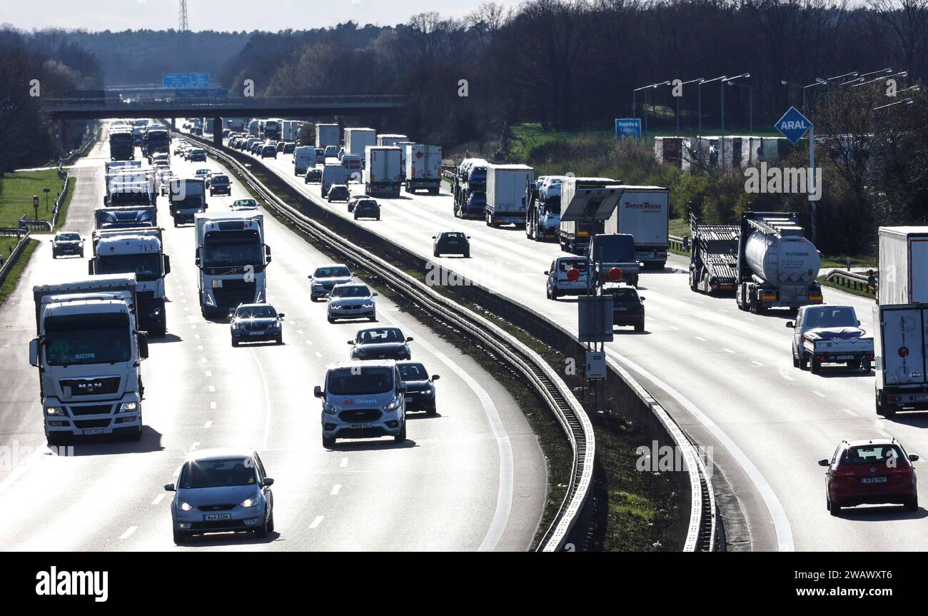 Baustelle A10 Schnefelder Kreuz