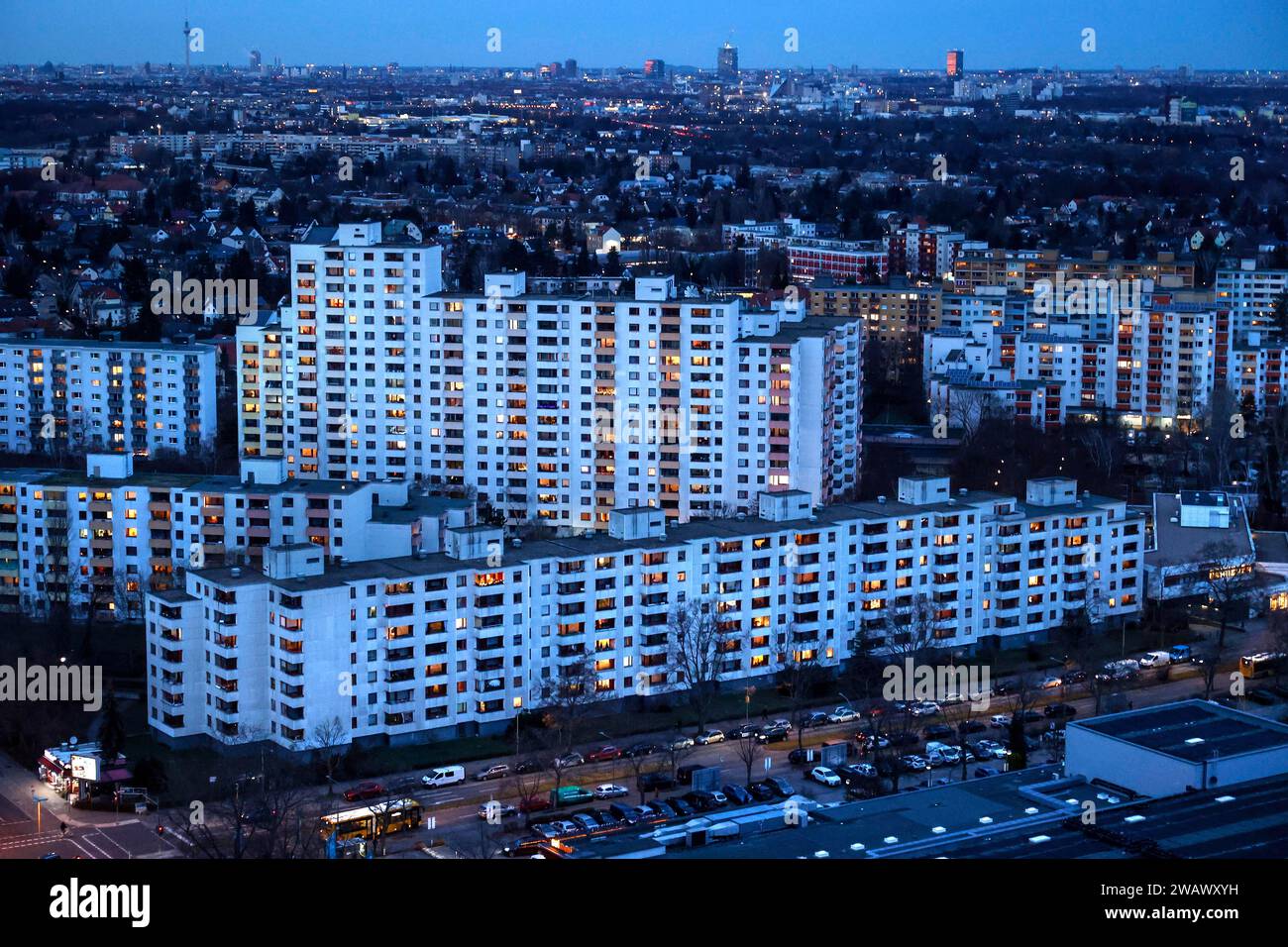 Apartment block in gropiusstadt berlin hi-res stock photography and ...