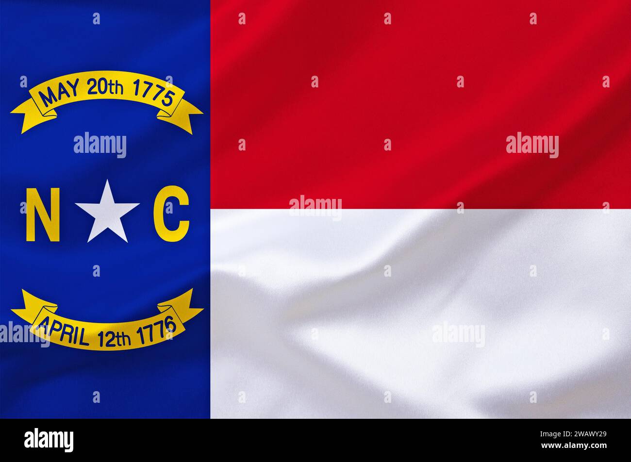 Flag north carolina carolina hi-res stock photography and images - Alamy