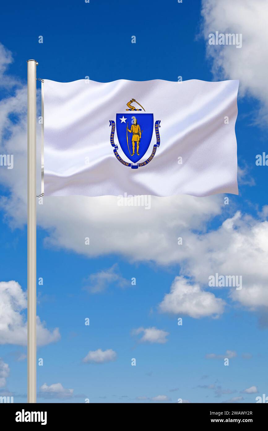 Massachusetts national flag hi-res stock photography and images - Alamy