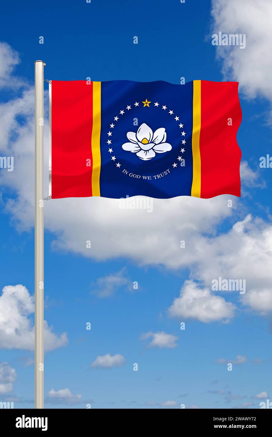Flagpole flag state new hi-res stock photography and images - Alamy