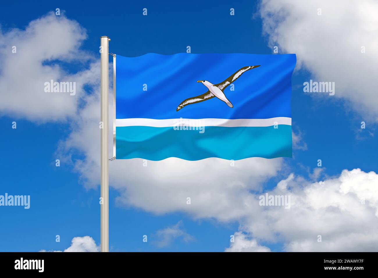 The flag of the Midway Islands, Studio Stock Photo - Alamy