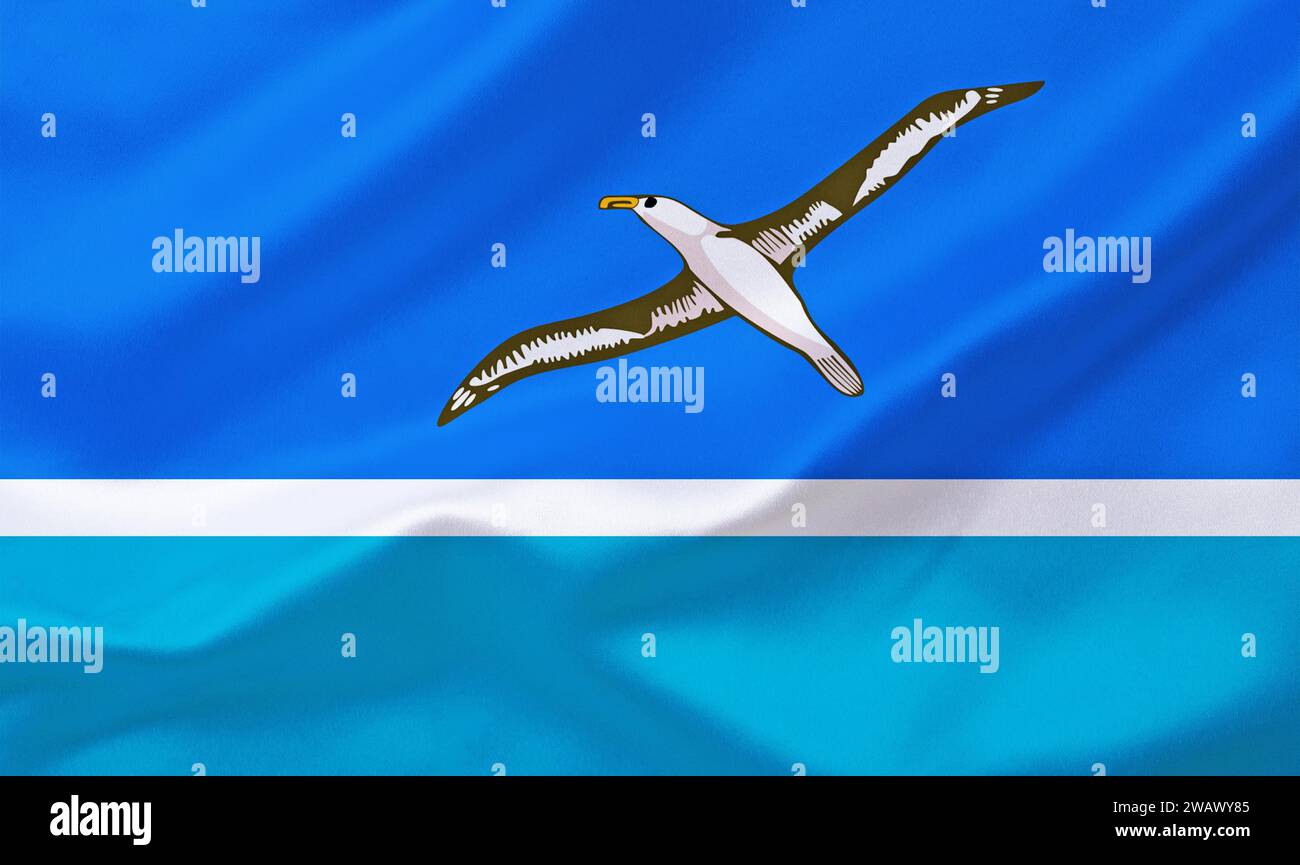 The flag of the Midway Islands, Studio Stock Photo - Alamy