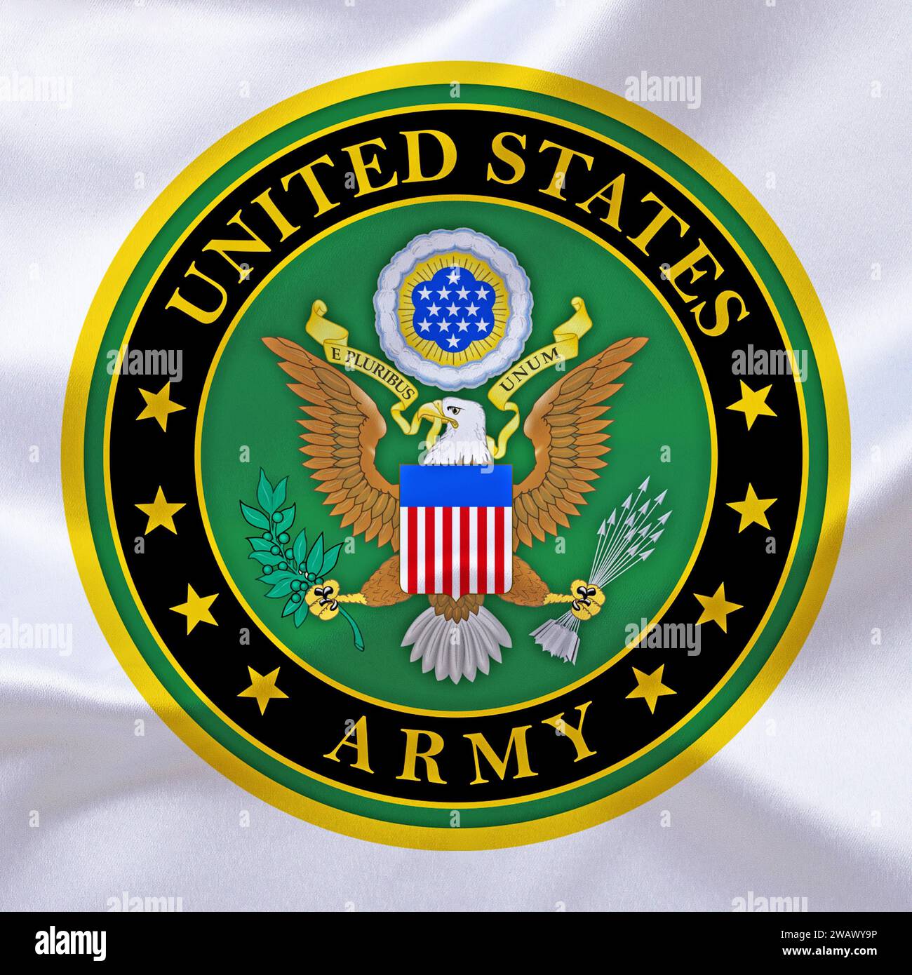 The coat of arms of the US Army, Studio Stock Photo - Alamy