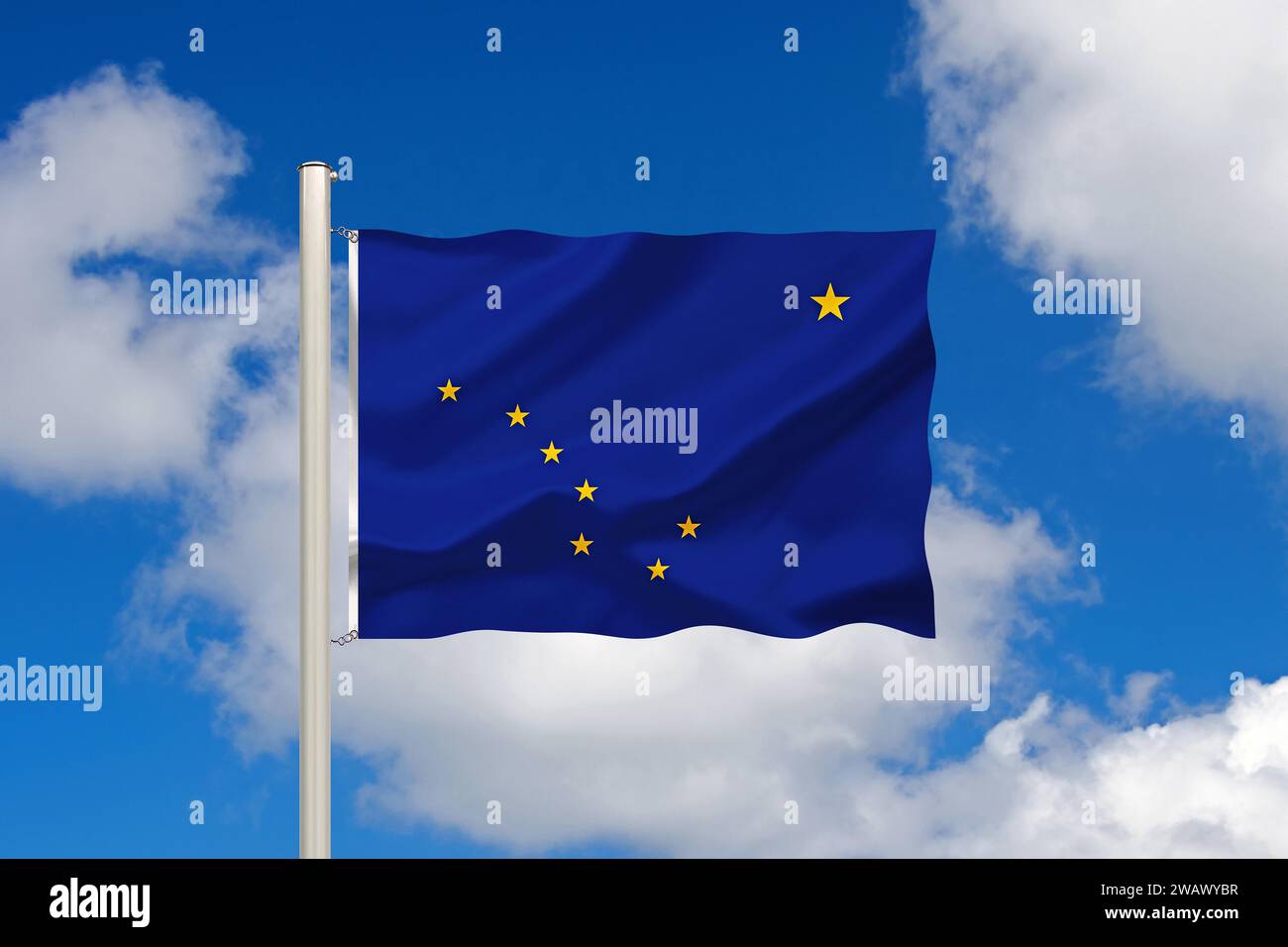 Flag of alaska hi-res stock photography and images - Alamy