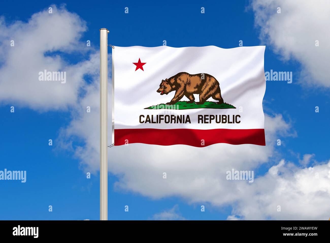 California state flag national flag hi-res stock photography and images ...