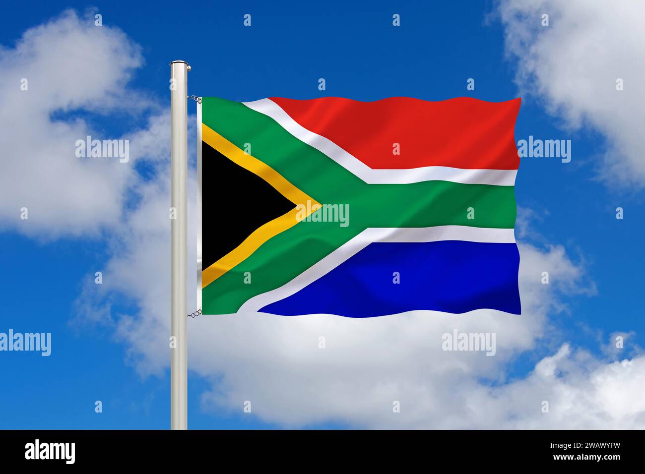South africa state flag hi-res stock photography and images - Alamy