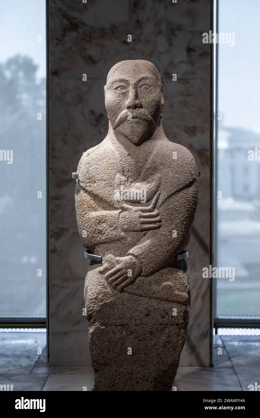 Balbal, exhibition in the State History Museum, interior view, Bishkek ...